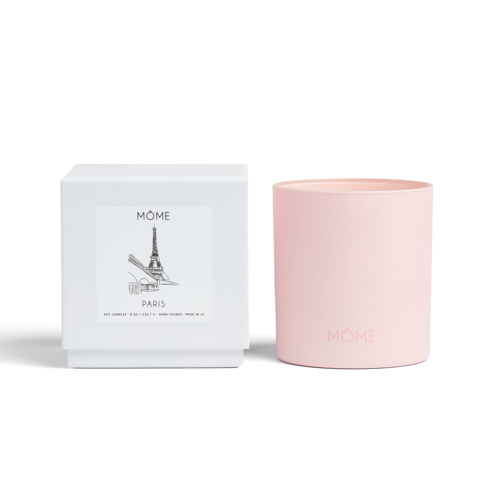 Paris Candle – Dark Rose & Labdanum Scent | Môme Candles – Mome Candles