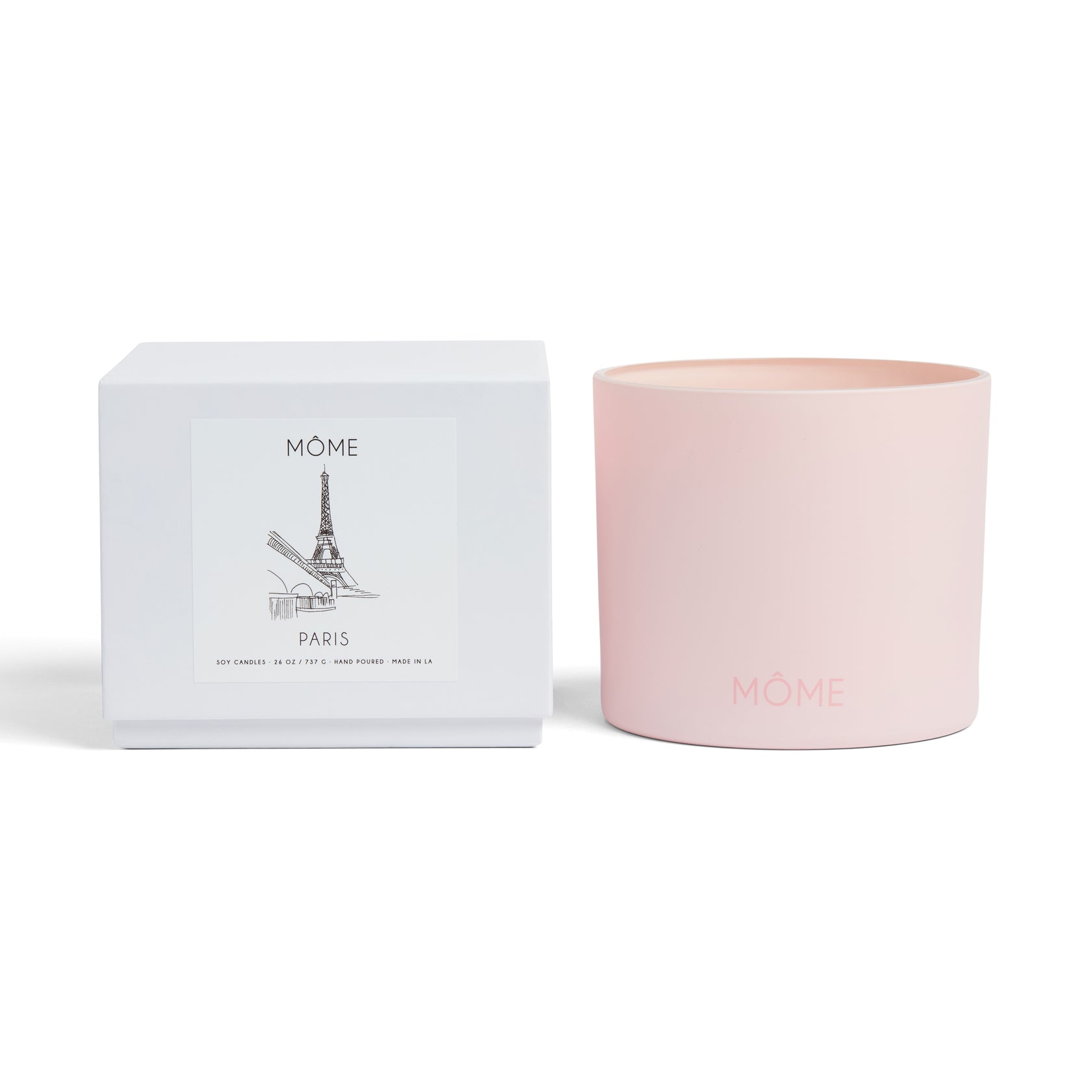 Paris Candle – Dark Rose & Labdanum Scent | Môme Candles – Mome Candles