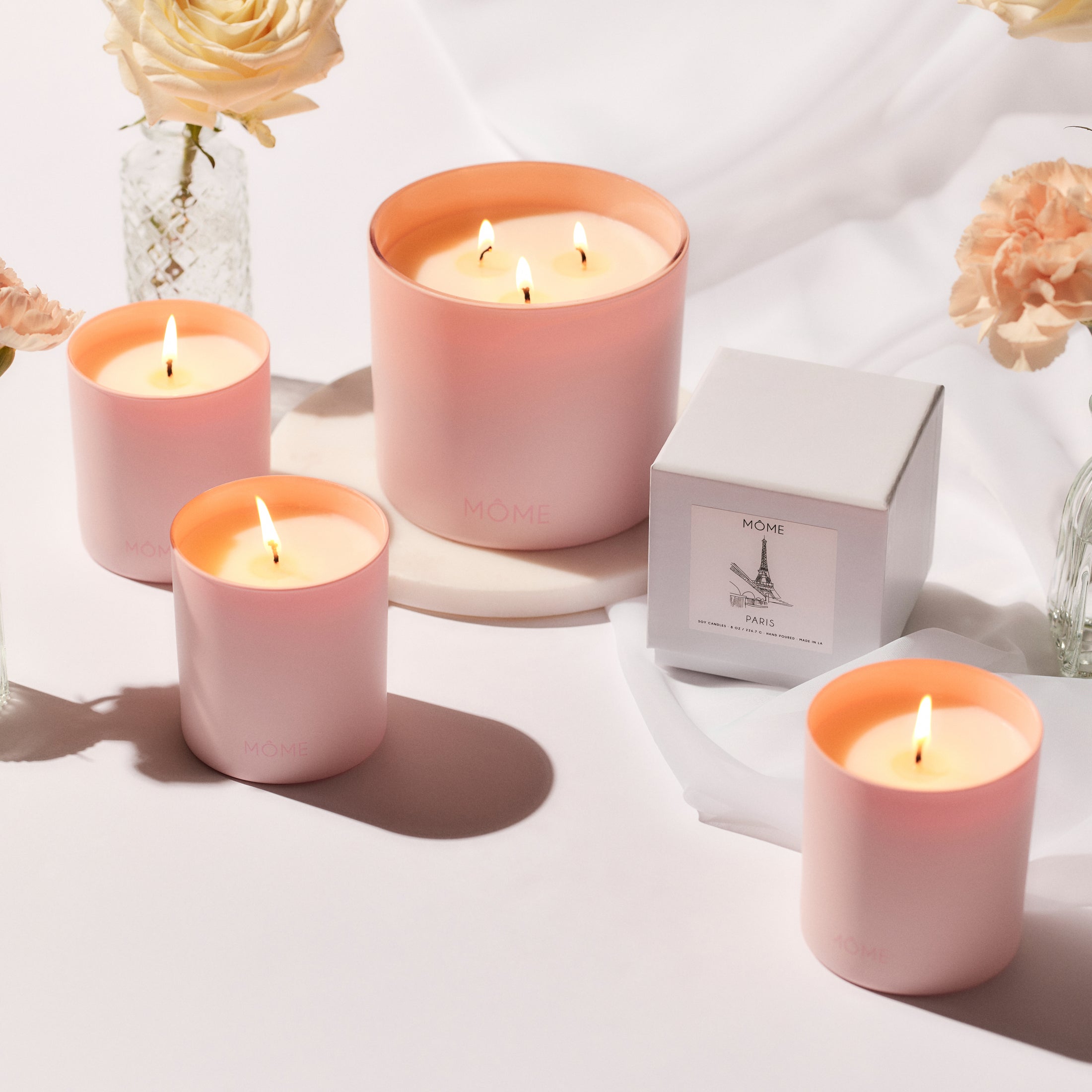 Paris Candle – Dark Rose & Labdanum Scent | Môme Candles – Mome Candles